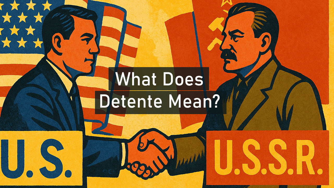 Detente Meaning in Cold War History Explained